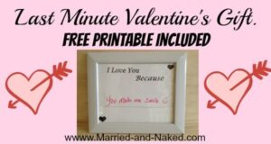 Last minute Valentine's gift idea for him - Married and Naked